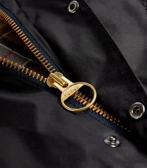 Barbour Waxed Bedale Jacket - Navy