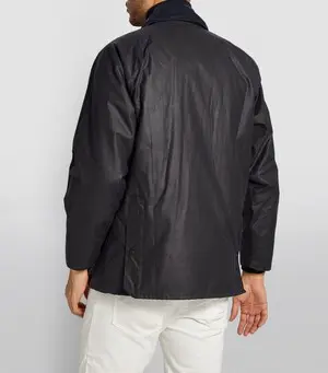 Barbour Waxed Bedale Jacket - Navy