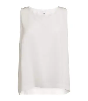 Eskandar Silk Top - White