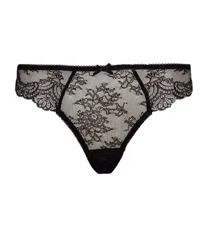 AUBADE Lace Brazilian Briefs - Black