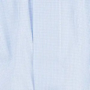 Sunspel Mini Check Boxers - Blue