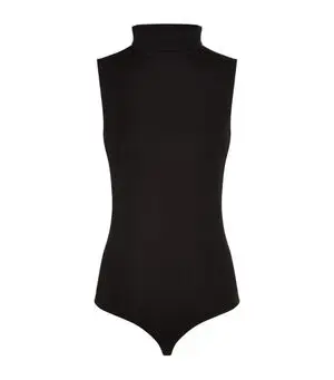Wolford Wolford Rollneck String Bodysuit Black