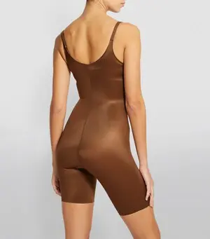 Spanx Shape Invisible Open-bust Mid-thigh Bodysuit