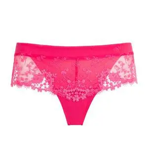 Simone Perele Lace Wish Shorty Briefs Pink