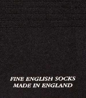 Pantherella Merino Wool-blend Ribbed Socks