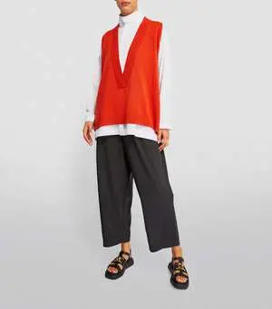Eskandar A-line Stand-collar Shirt