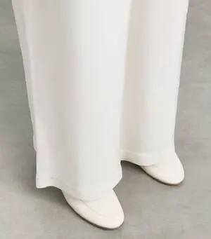 Eskandar Wide-leg Silk Trousers