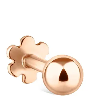 MARIA TASH Ball Threaded Stud Earring - Rose Gold