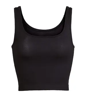 SKIMS Cotton Ribbed Cropped Tank Top