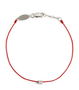 REDLINE Gold And Diamond Princesse Bracelet - Red