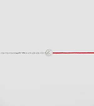 REDLINE White Gold And Diamond Pure Double Bracelet
