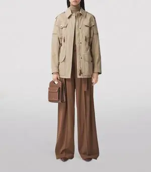 Burberry Cotton Gabardine Field Jacket