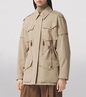 Burberry Cotton Gabardine Field Jacket