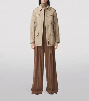 Burberry Cotton Gabardine Field Jacket