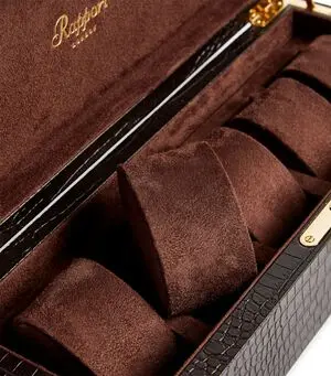 RAPPORT LONDON Leather Brompton 5 Watch Box