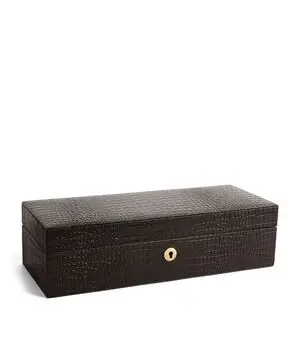 RAPPORT LONDON Leather Brompton 5 Watch Box