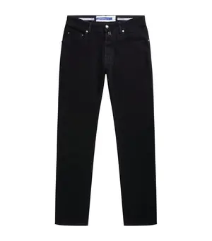 Jacob Cohen Black Wash Jeans For Men