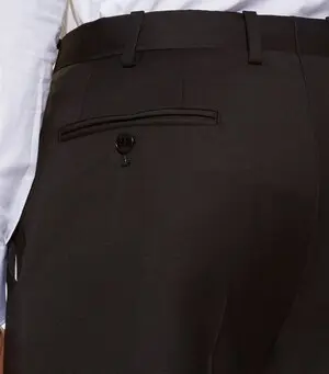 Brioni Tailored Wool Trousers - Black