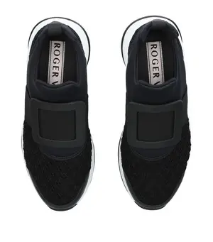 ROGER VIVIER Viv' Run Sneakers - Black