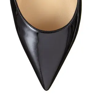 JIMMY CHOO Bing 65 Leather Mules - Black