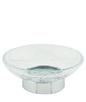 ZODIAC Cracked Crystal Soap Dish