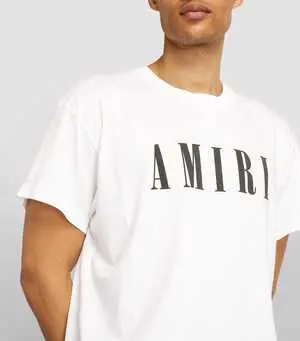 Amiri Cotton Logo T-shirt - White