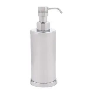ZODIAC Cylinder Chrome Soap Dispenser - Silver