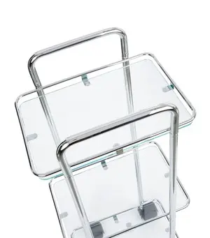 ZODIAC Square Chrome Trolley