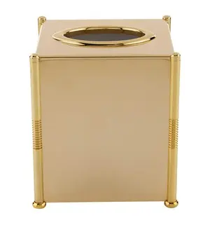 ZODIAC Cylinder -plated Tissue Box - Gold