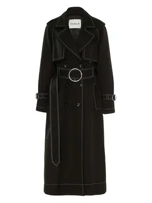 Caalo Sustainable Water-resistant Trench Coat