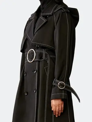 Caalo Sustainable Water-resistant Trench Coat
