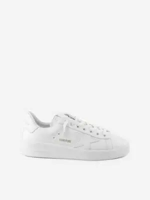 GOLDEN GOOSE Purestar White Leather Sneakers Optic White