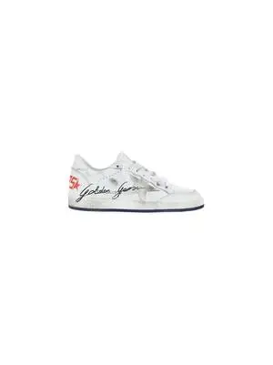 GOLDEN GOOSE Sneaker Ballstar White/blue/red