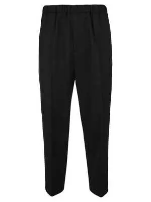 JIL SANDER Wool Trousers Navy