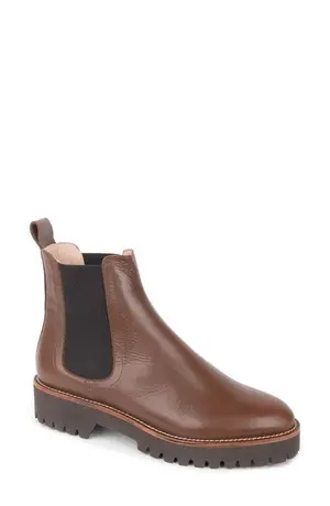 PATRICIA GREEN Lug Sole Chelsea Boot - Chocolate