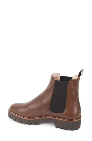 PATRICIA GREEN Lug Sole Chelsea Boot - Chocolate