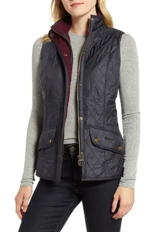 Barbour Textured Vests For Women