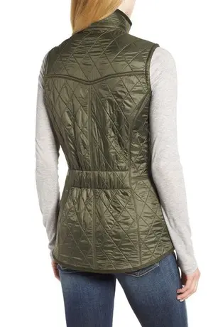 Barbour Cavalry Fleece Lined Vest - Olive/olive