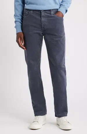 Ag Everett Straight Leg Corduroy Trousers - After Dusk