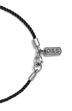 DEGS & SAL Knotted Rope Bracelet - Black