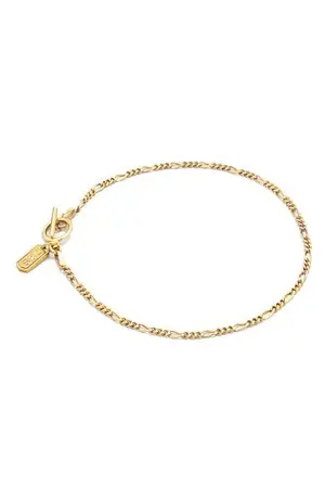 DEGS & SAL Figaro Chain Bracelet - Gold