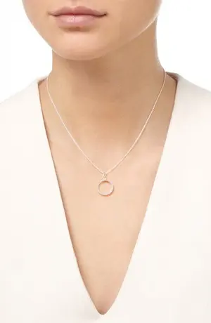Monica Vinader Fine Chain Link Necklace - Silver