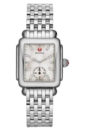 Michele Deco 16 Diamond Dial Watch Head