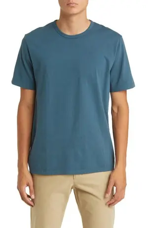 Vince Solid T-shirt Colony Blue