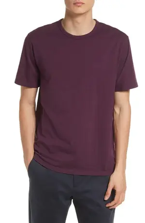 Vince Solid T-shirt Deep Wine