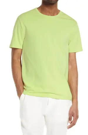 Vince Solid T-shirt Washed Cactus Bloom