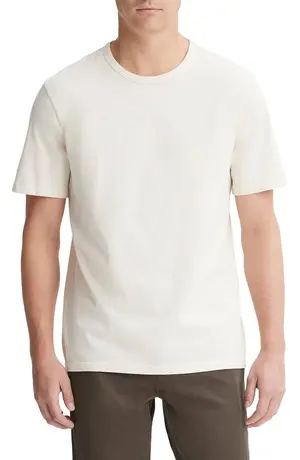 Vince Solid T-shirt Washed Deco Cream