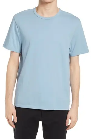 Vince Solid T-shirt Washed Hockney Blue