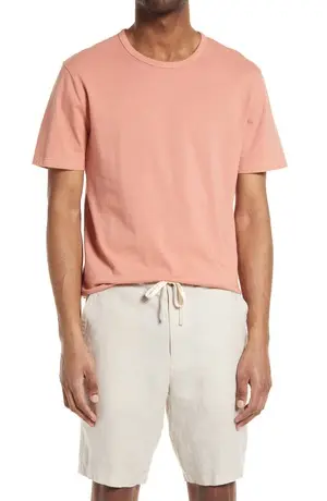 Vince Solid T-shirt Washed Natural Wine
