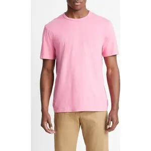 Vince Solid T-shirt Washed Pink Blaze